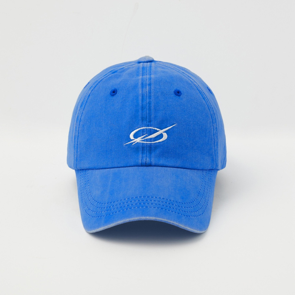 WASHED LOGO CAP - Blue Deps