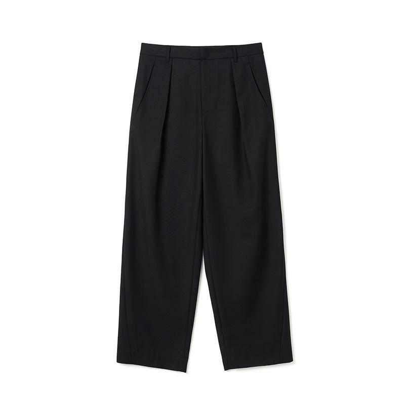 growth one tuck slacks black Deps