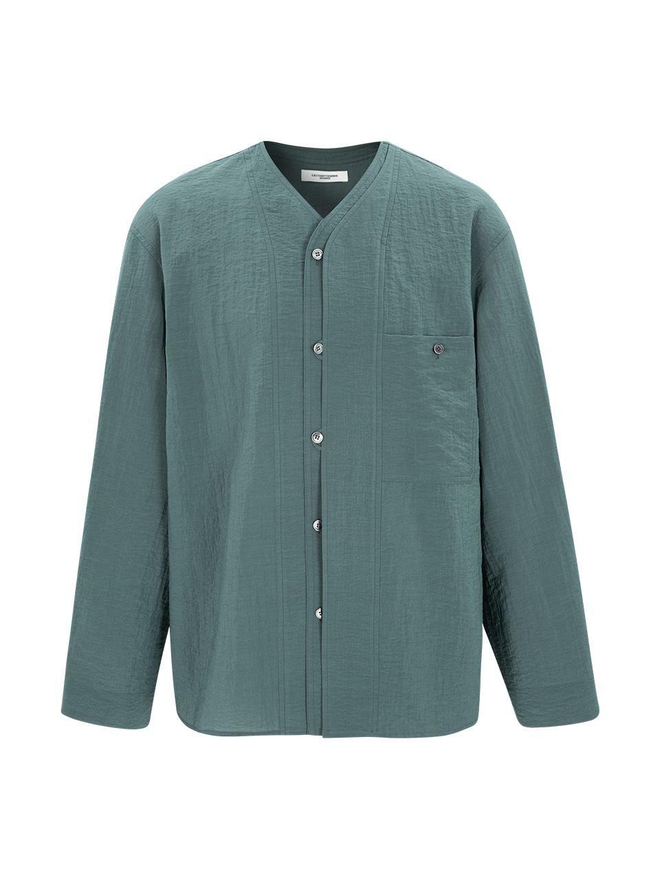V NECK SHIRTS [BLUE] Deps
