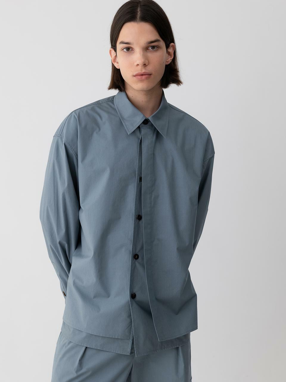 DOUBLE LAYRED SHIRTS [BLUE] Deps