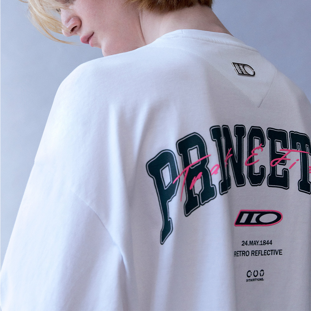 Princeton Overlay Long-Sleeved T-Shirt (WHITE) Deps