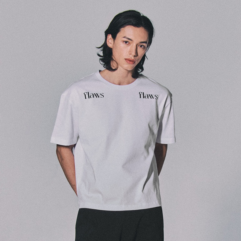 Flaws Silket T-shirts [WHITE] Deps