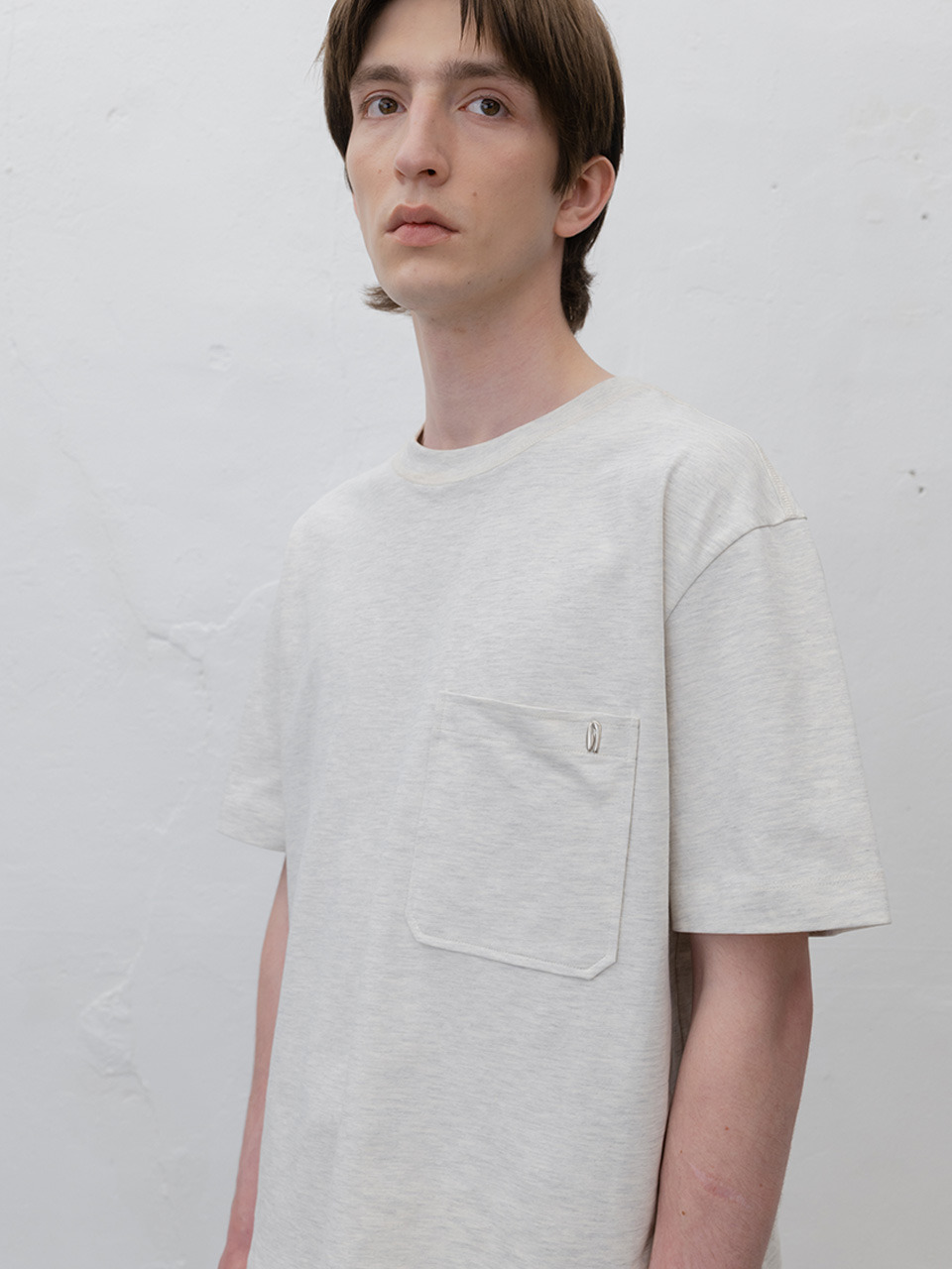 BASIC POCKET T SHIRTS [IVORY] Deps