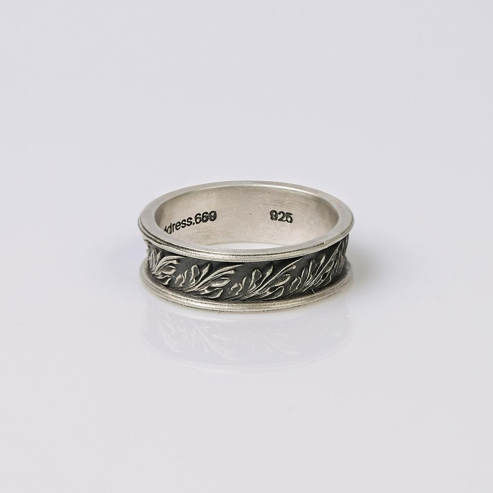 PATTERN SILVER RING 1 Deps