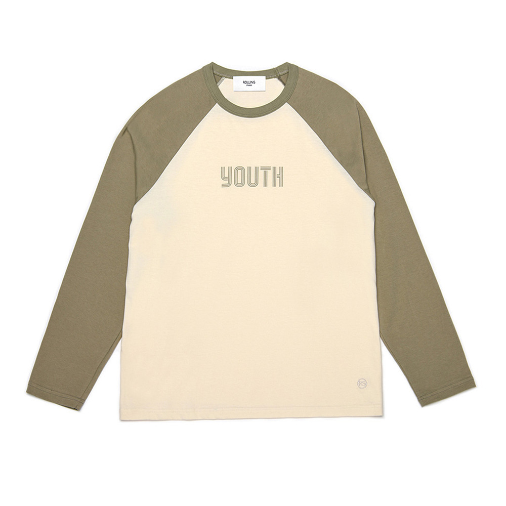 YOUTH LOOSE RAGLAN T-SHIRT OLIVE Deps